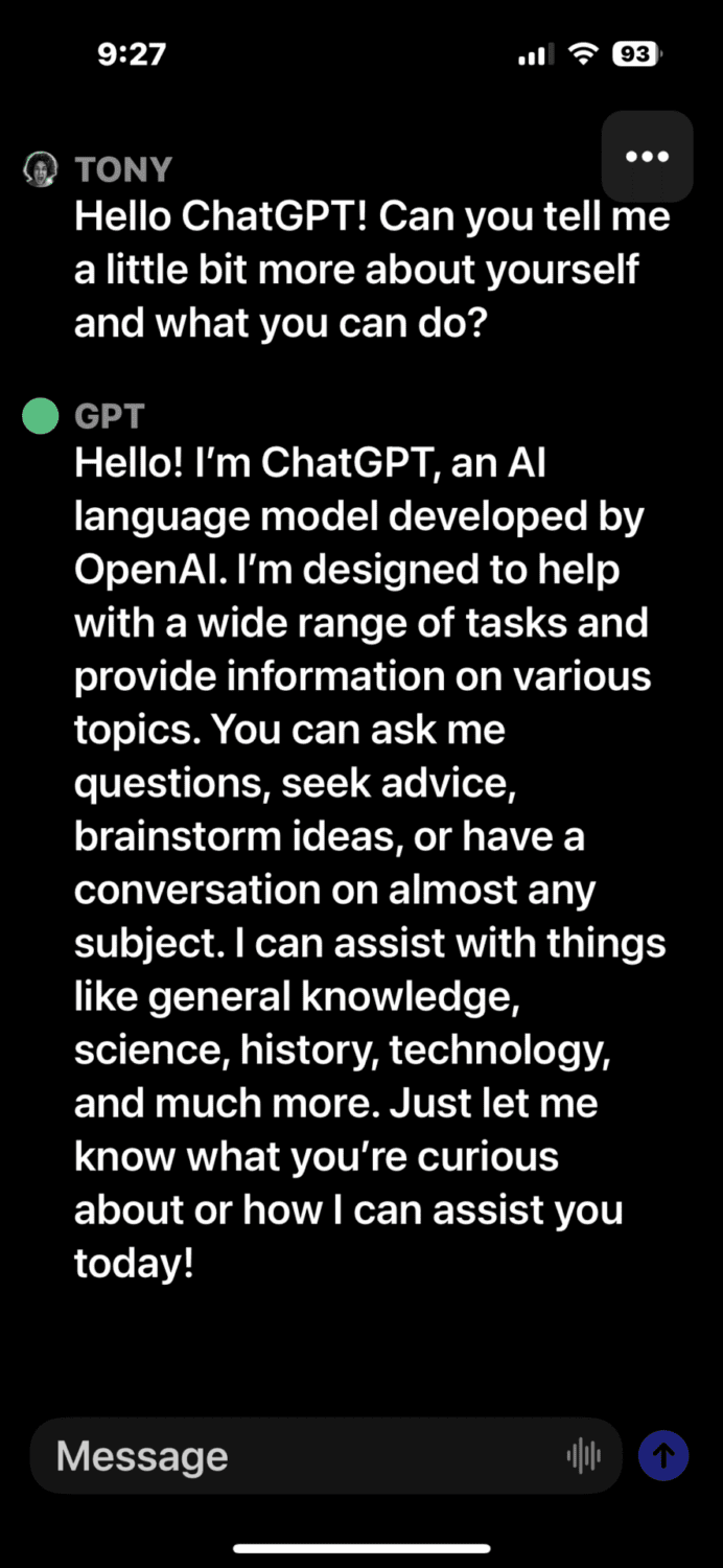 ChatGPT iOS App (Official) Review: It's Finally Here! - Tony Reviews Things