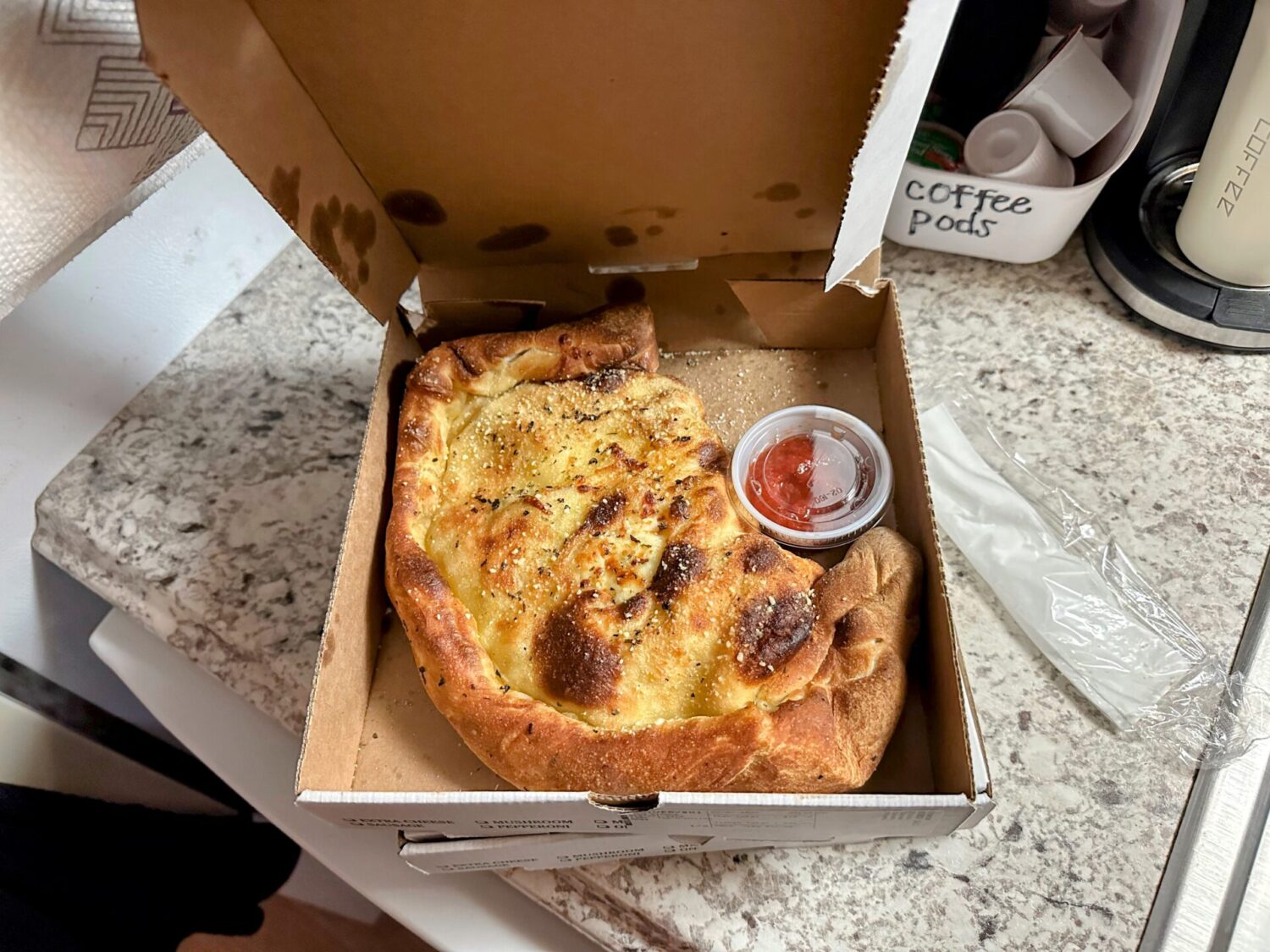 Jeff's Pizza Shop Review: Home to Iowa's Best Calzones? - Tony Reviews ...